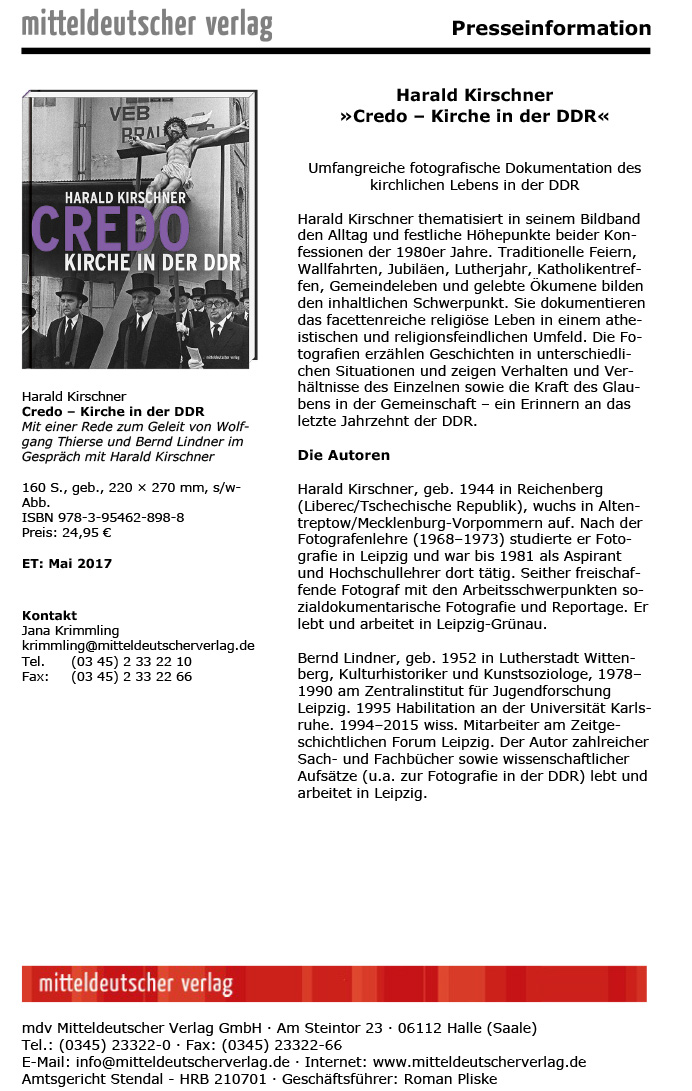 Harald Kirschner / PUBLIKATIONEN